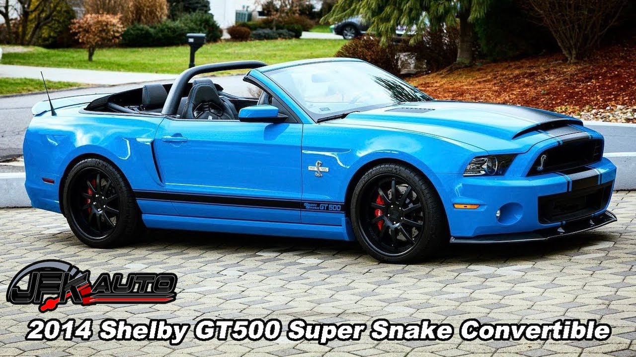 800 + Horsepower Grabber Blue 2014 Ford Mustang Shelby GT500 Super ...