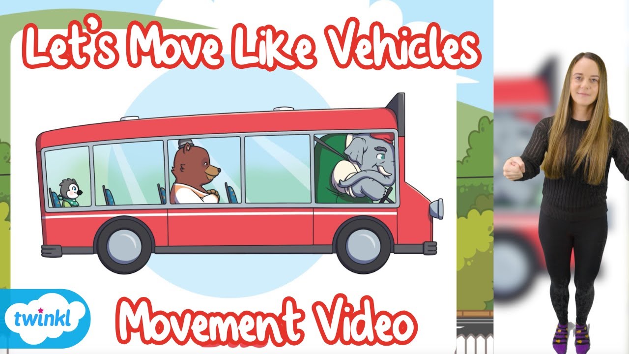 Let’s Move Like Vehicles | Role-play Movement Video | Brain Break - YouTube