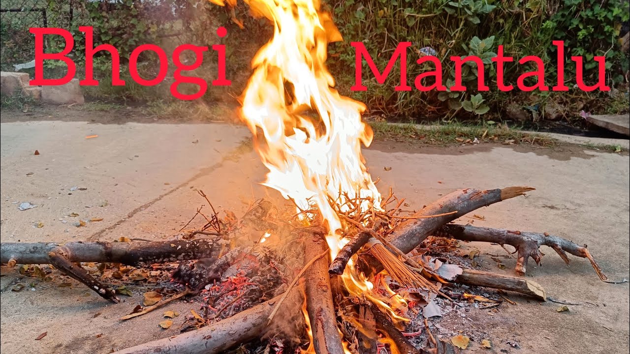 Bhogi 🔥 || Bhogi Mantalu || Sankranthi Festival #happybhogi #bhogi2024 ...