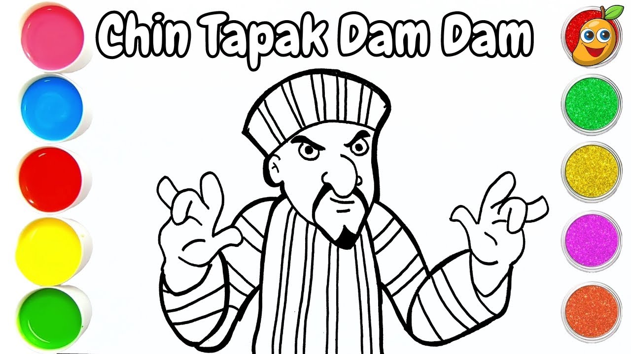 Takia Drawing Easy From Chhota Bheem || Chin Tapak Dam Dam Drawing ...