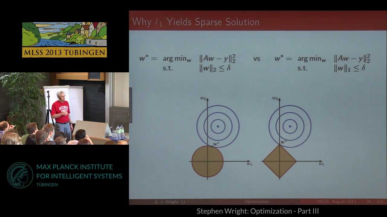 Optimization 3 - Stephen Wright - MLSS 2013 Tübingen - YouTube