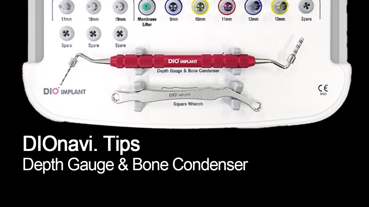 DIOnavi. Depth Gauge and Bone Condenser - YouTube