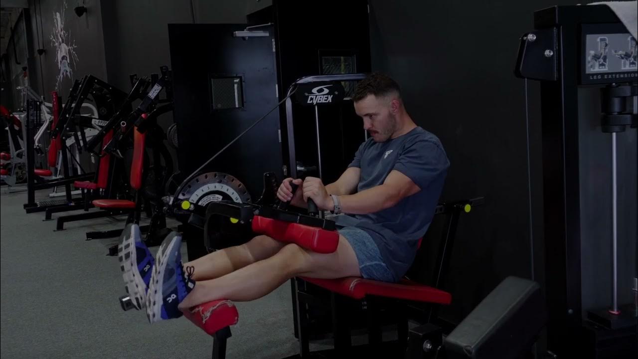Seated Hamstring Curl - YouTube