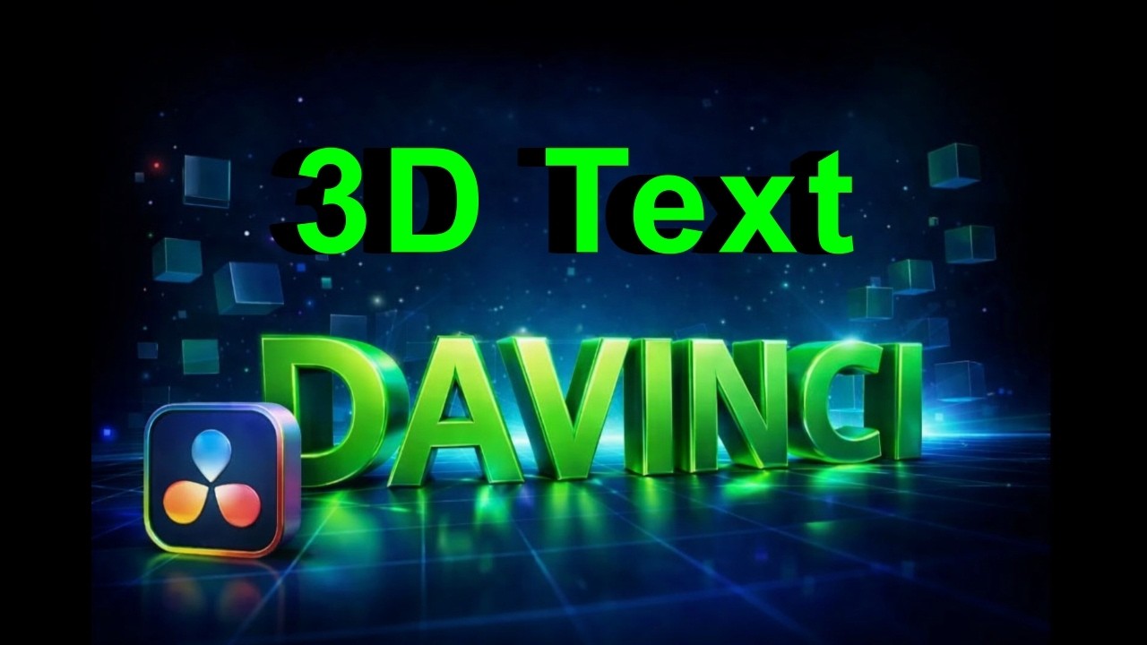 3D Text Floating Up Effect | DaVinci Resolve 19 - YouTube