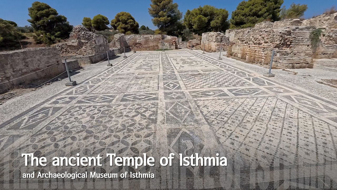 [4K] Greece - The ancient Temple of Isthmia (Temple of Poseidon) 그리스 ...