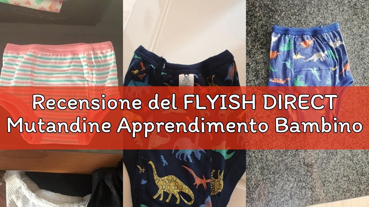 Recensione del FLYISH DIRECT Mutandine Apprendimento Bambino vasino per ...