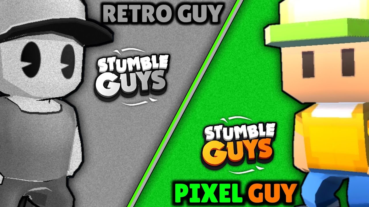 Retro Guy VS Pixel Guy Stumble Guys | TUFMAN PLAYZ. - YouTube