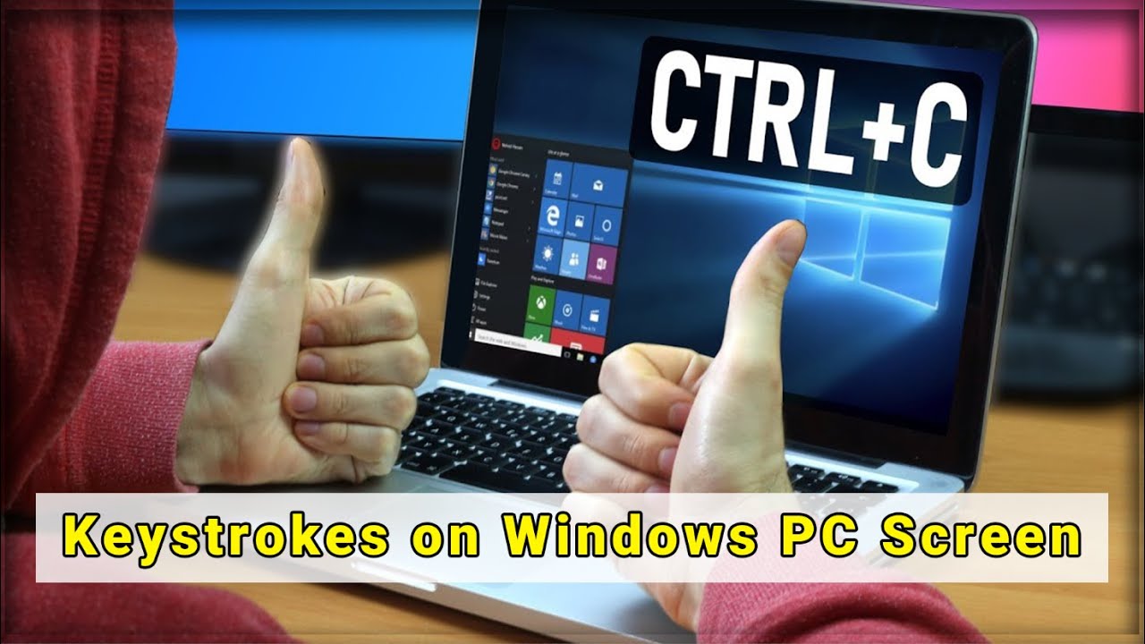 how to show keystrokes on windows 10 || by MHD Designer. - YouTube