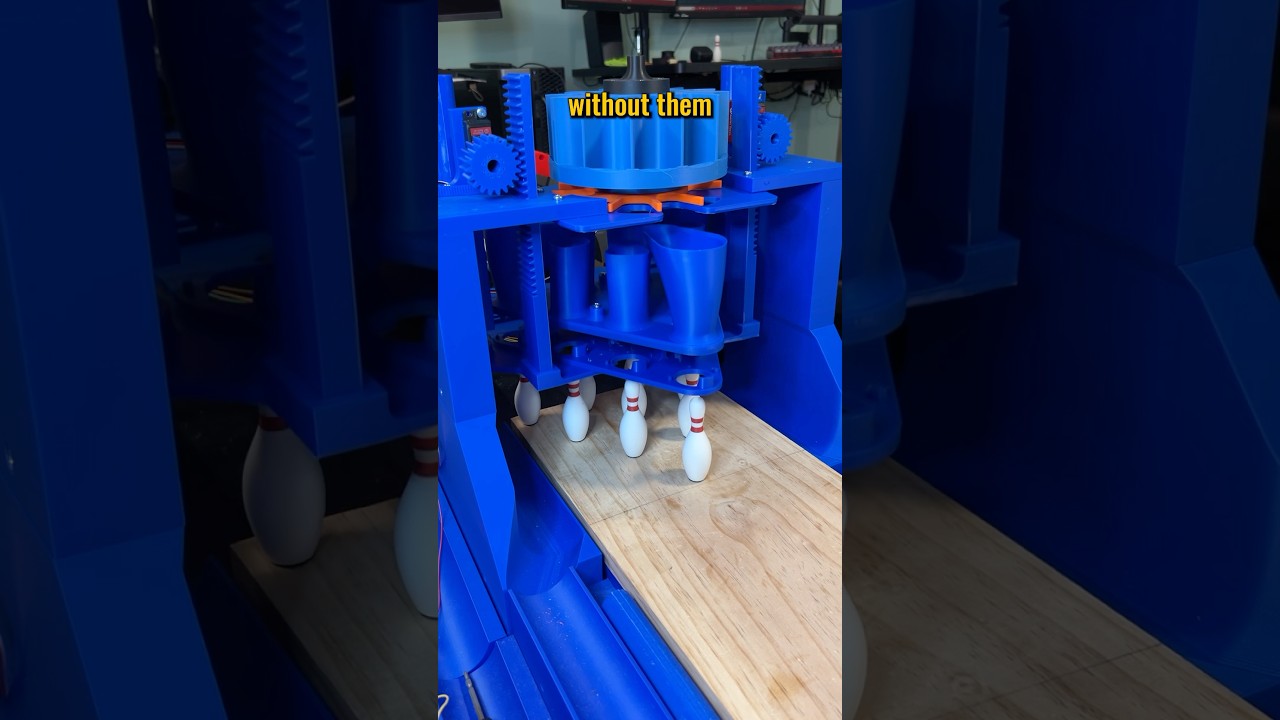 WORKING 3D Printed Pin Setter! - YouTube