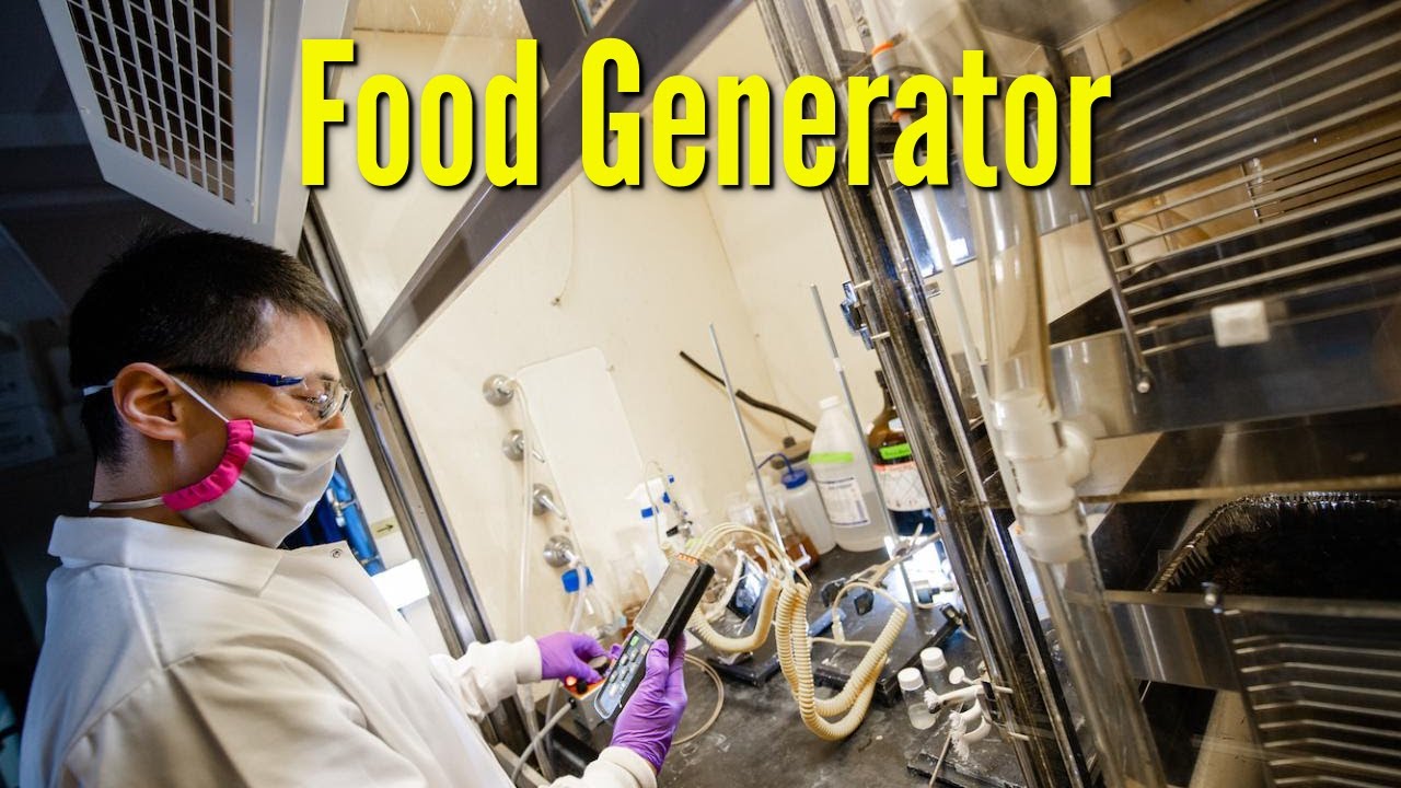 Food generator turns plastic waste and inedible biomass into edible ...
