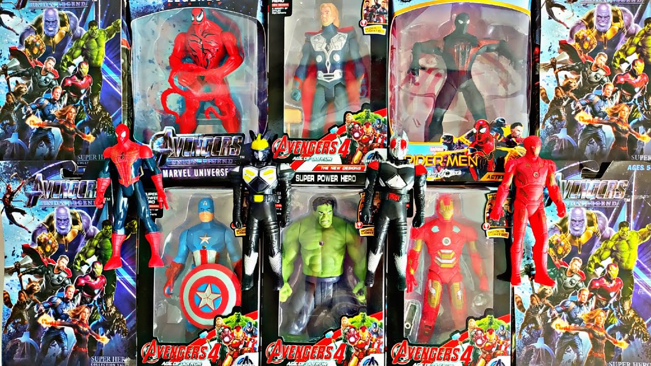 Wow Unboxing AVENGERS SUPER HERO TOYS #63/Action Figures/Cheap Price ...