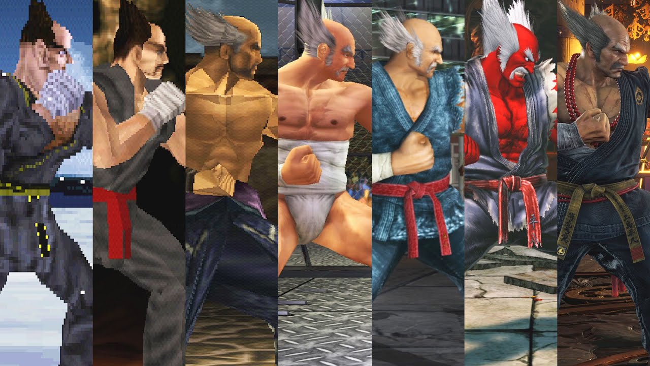 EVOLUTION of Heihachi Mishima's Character Model - YouTube