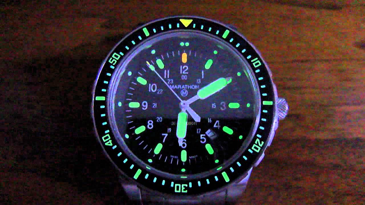 Marathon JSAR Automatic ETA 2824-2 Conversion with Custom Lume on Bezel ...
