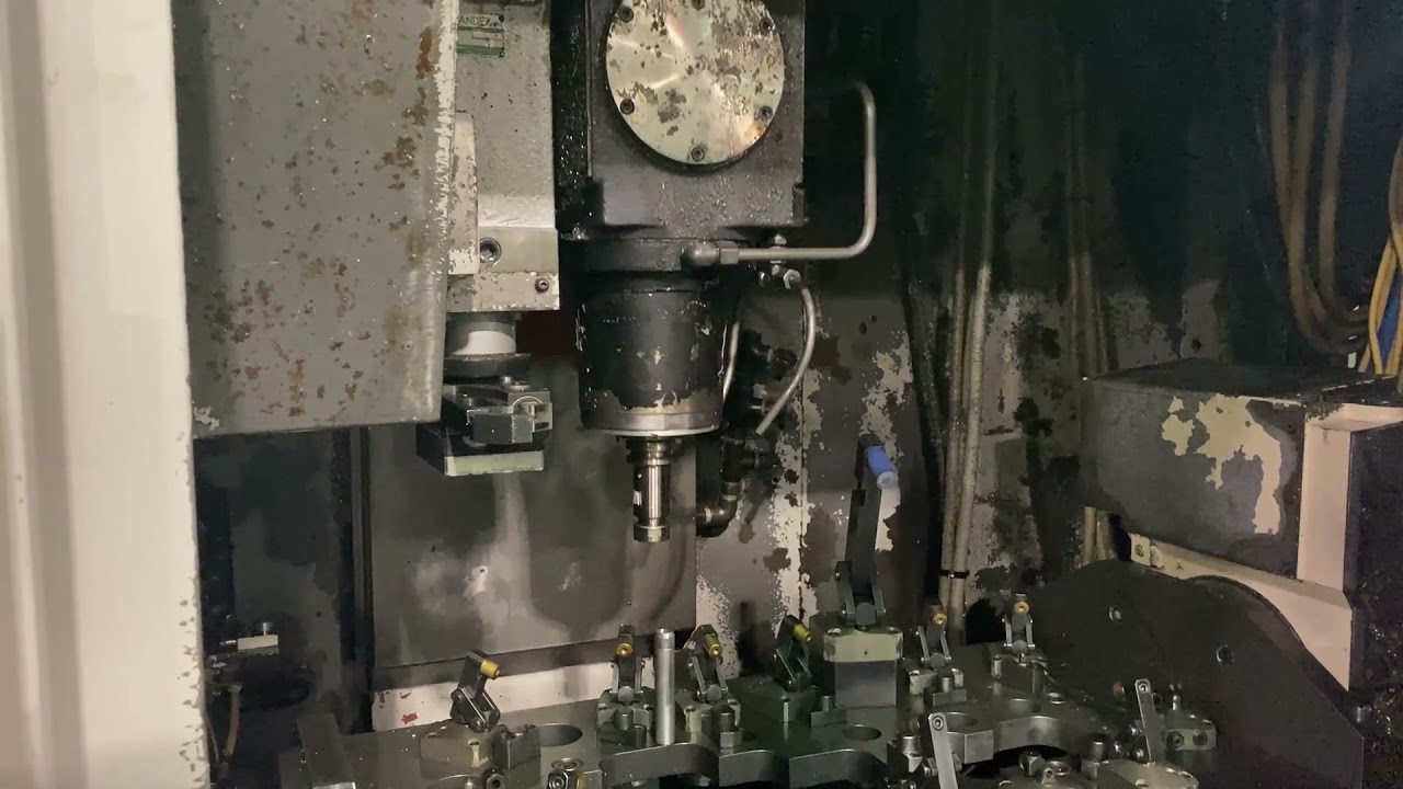 ENSHU EV360 4-AXIS CNC VERTICAL MACHINING CENTER - YouTube