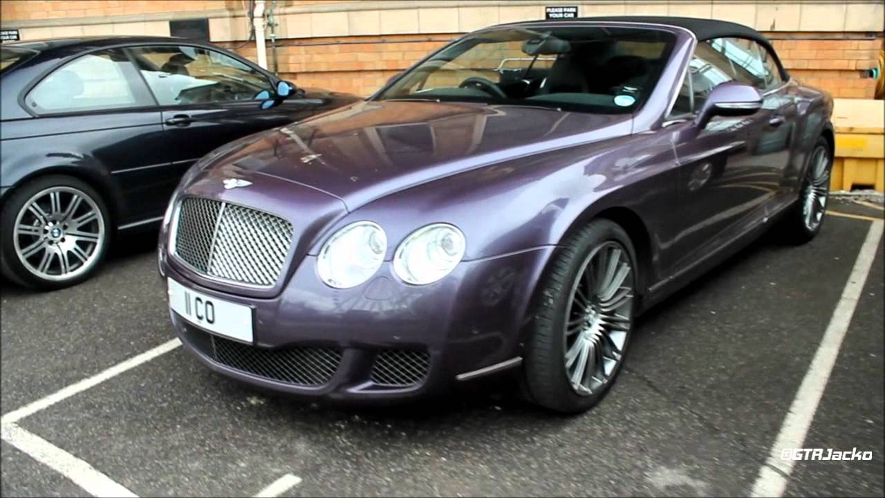 PURPLE Bentley Continental GTC Speed - Walkaround - YouTube