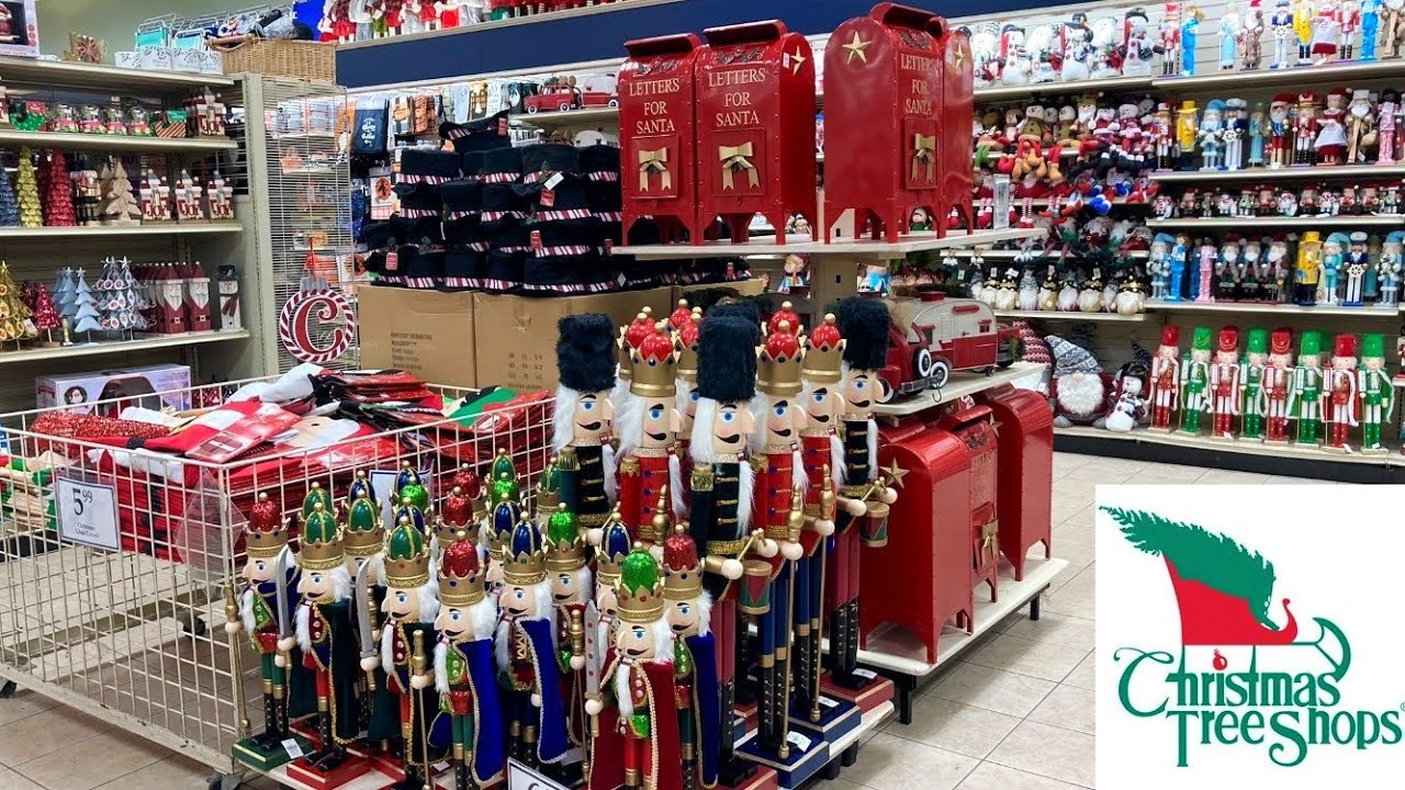 CHRISTMAS TREE SHOPS CHRISTMAS DECORATIONS ORNAMENTS DECOR SHOP WITH ME ...