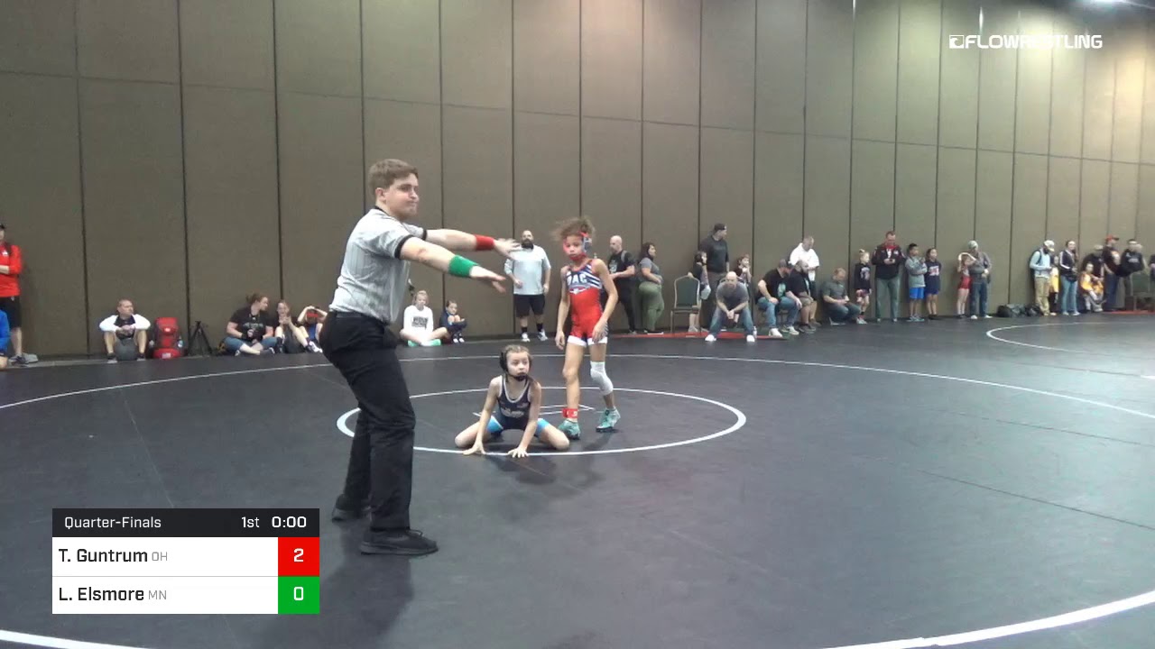 65 Lbs Quarterfinal Talea Guntrum Team Ohio Vs Lauren Elsmore Team ...