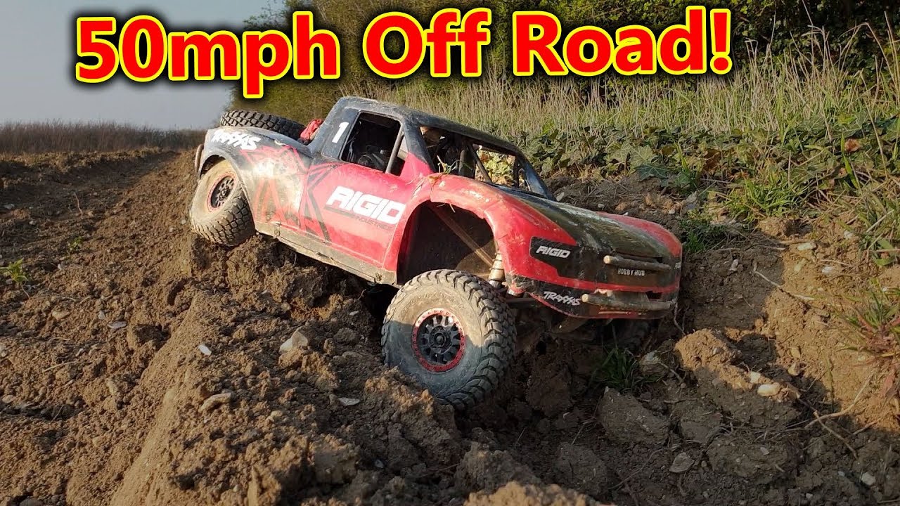 High Speed off road with CRASHES! Traxxas UDR Assault! - YouTube