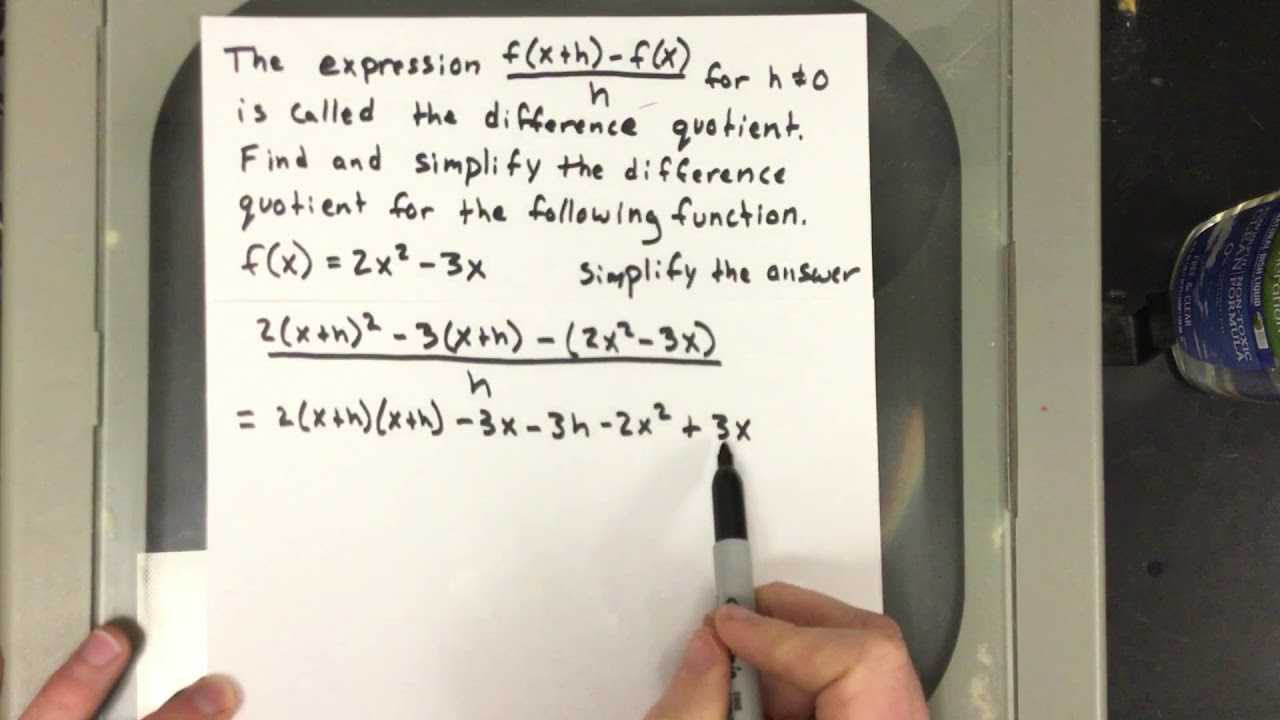 Hpc Difference Quotient Youtube