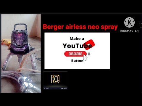 berger airless spray painting machine।। - YouTube