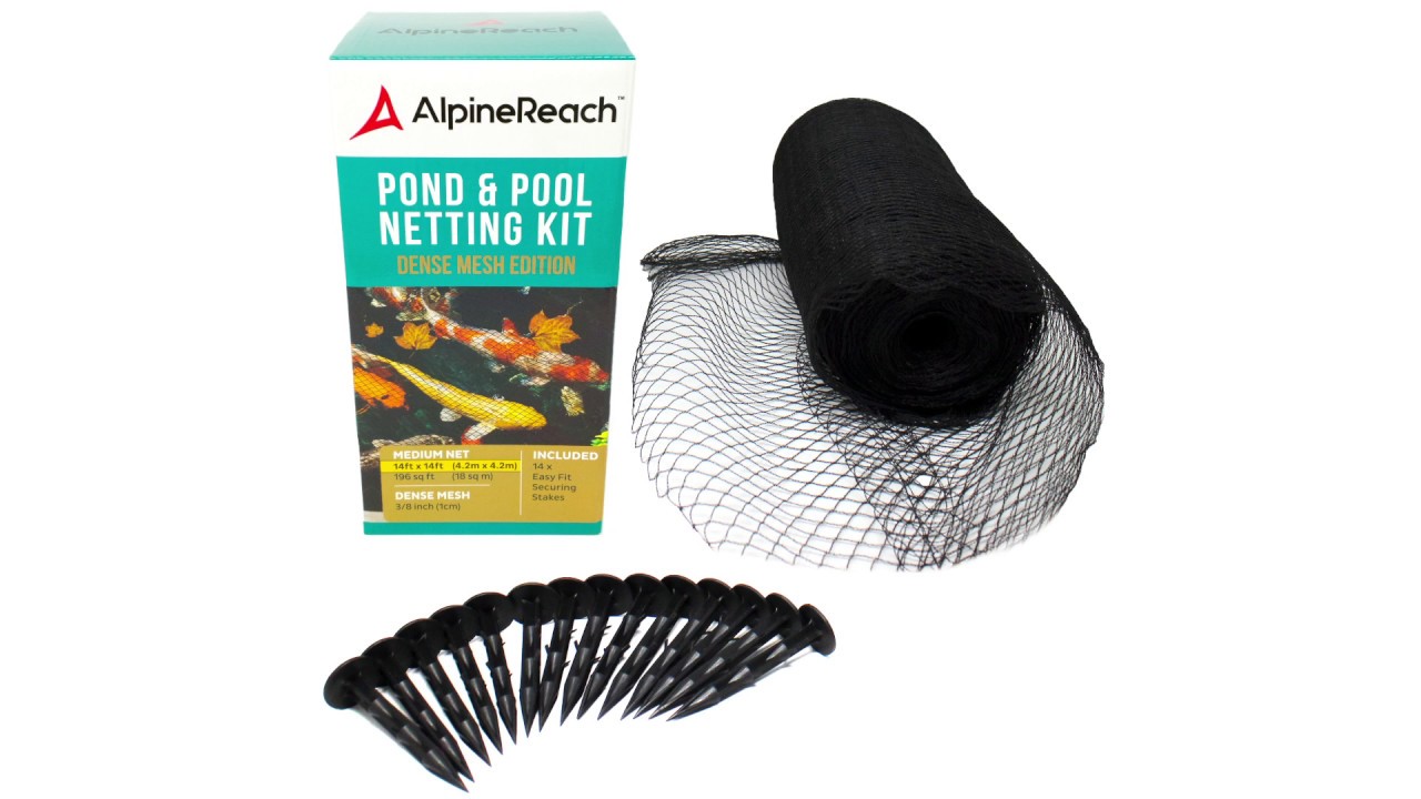 AlpineReach Pond Netting Kit - Protects Koi Fish | Fine Mesh Cover for ...