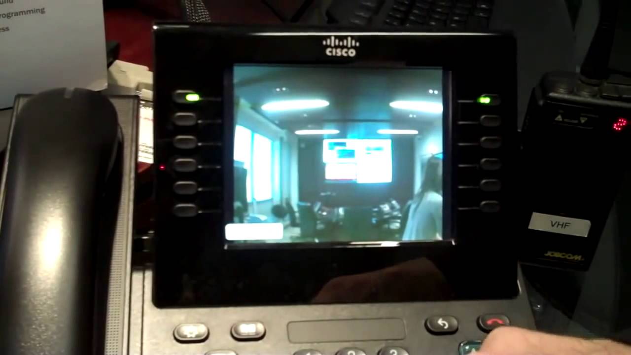 Cisco IP phone & IP door intercom live demonstration - YouTube