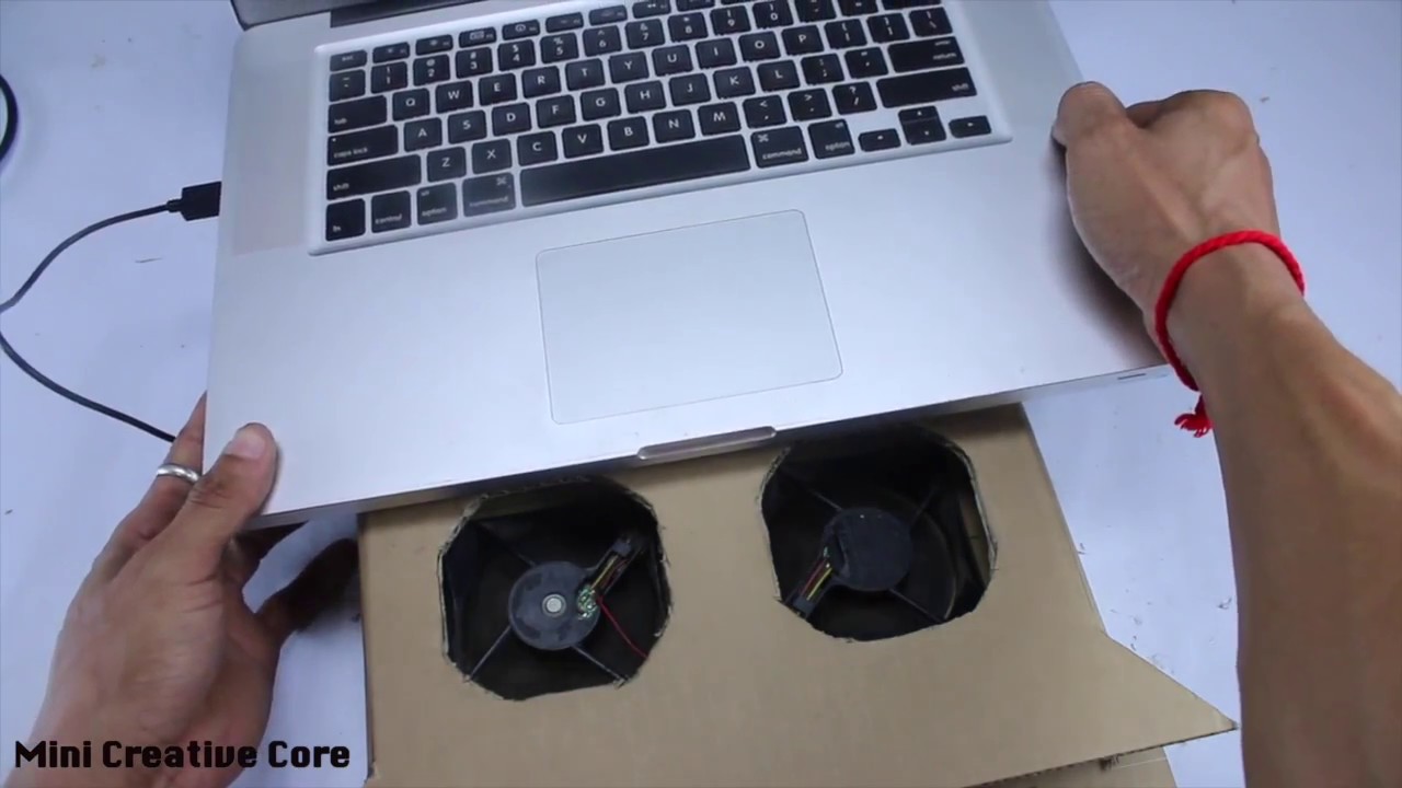 How to make a simple laptop cooler out of cardboard paper , Amazing ...