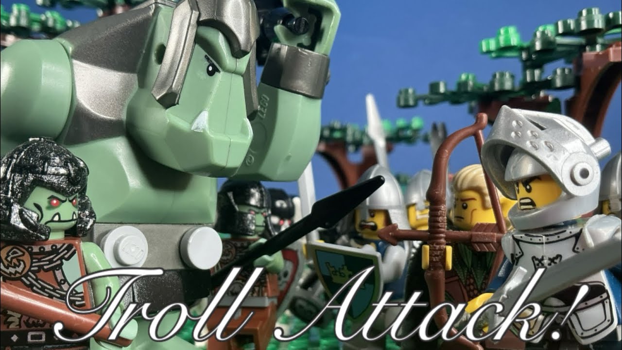 Troll Attack! - LEGO Castle Animation - YouTube