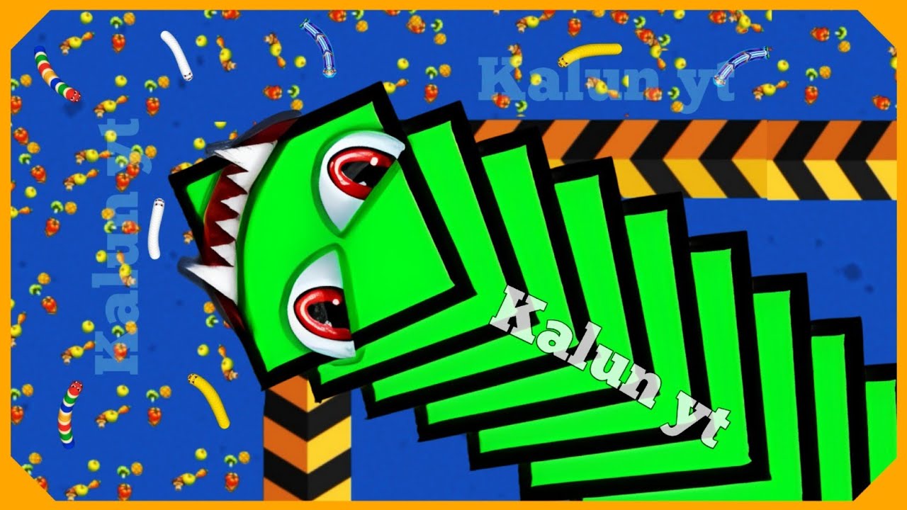 🐍WORMSZONE.IO | Giant Slither Snake Top 01 🏆 | Epic Worms Zone Biggest ...