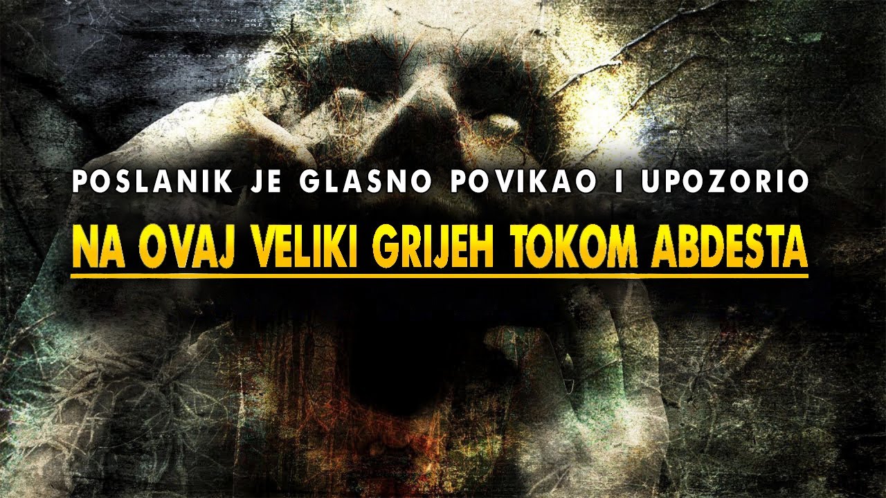 Muslimani Koji Rade Ovo Tokom Abdesta su u Velikom Problemu - YouTube