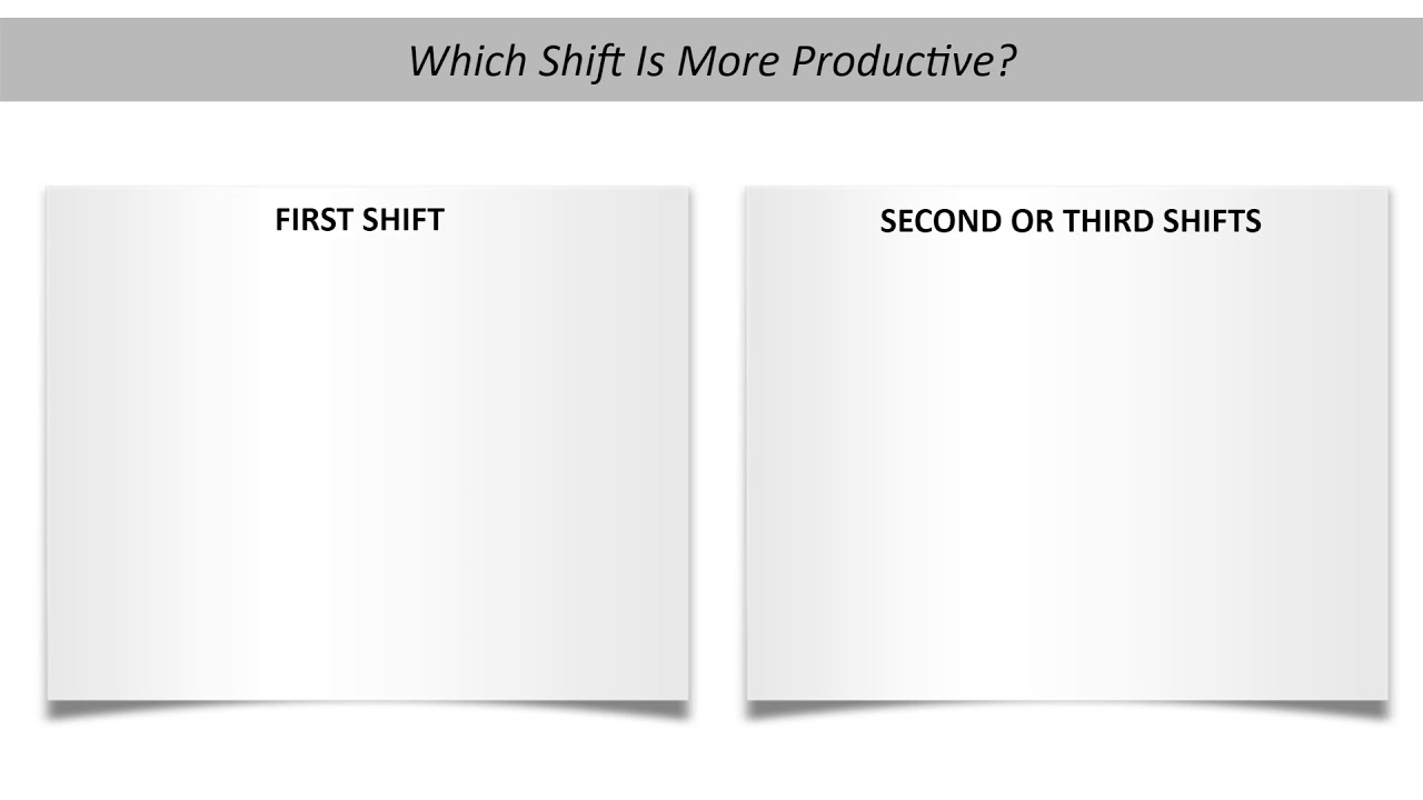Lean Shift Strategies - YouTube
