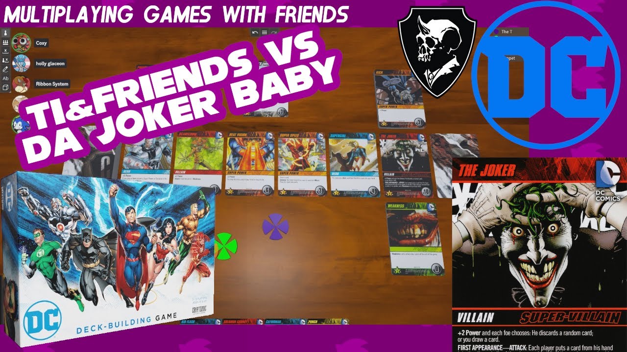 It's Da Joker Baby!!!! Let's Play the DC Deck-Building Game! - YouTube