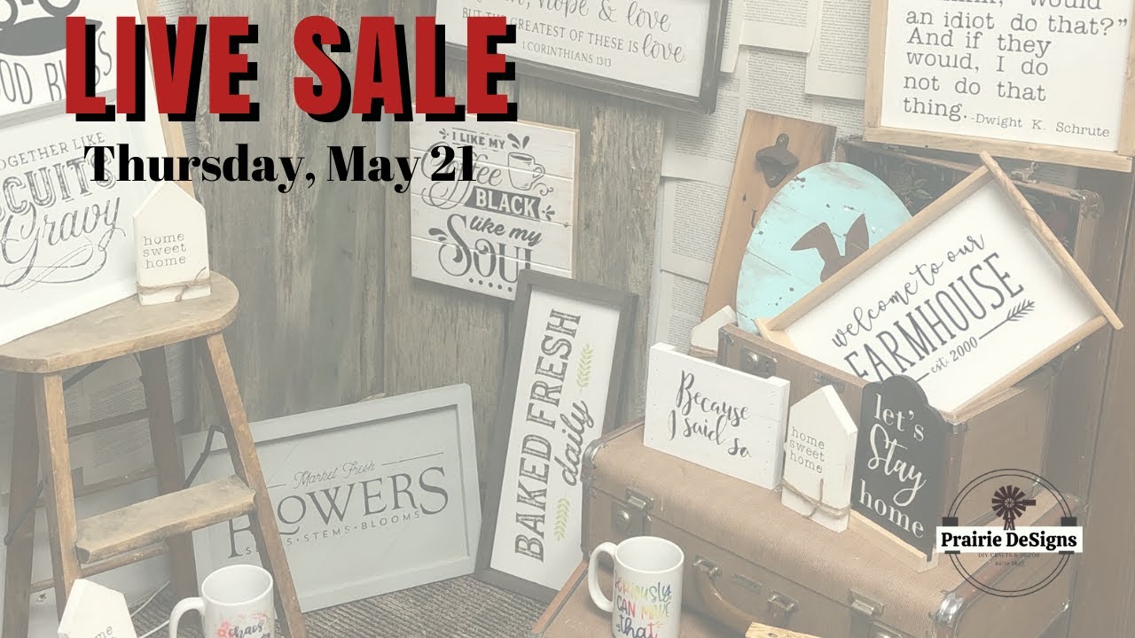 Live Sign Sale - YouTube