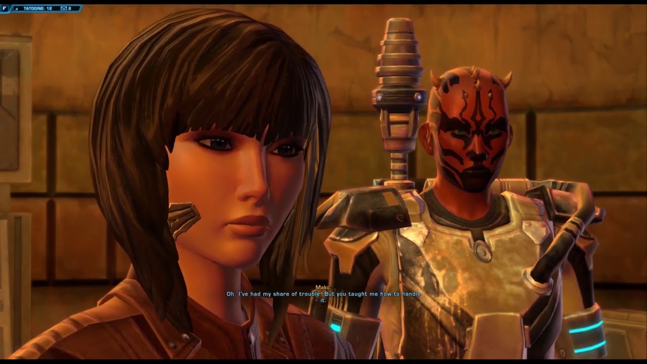 SWTOR Companion Reunion Mako Returned - YouTube