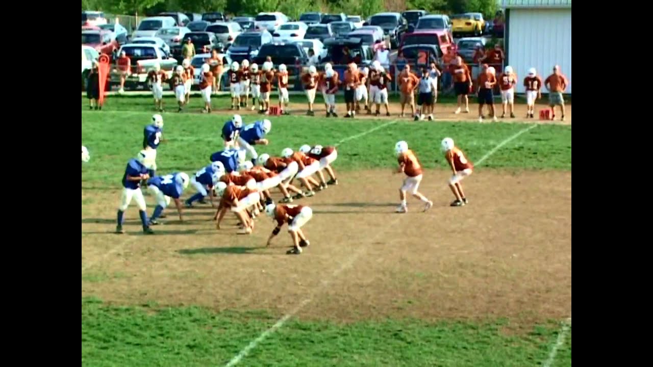 QB Taylor Davis 8th Grade Football Longhorns - YouTube