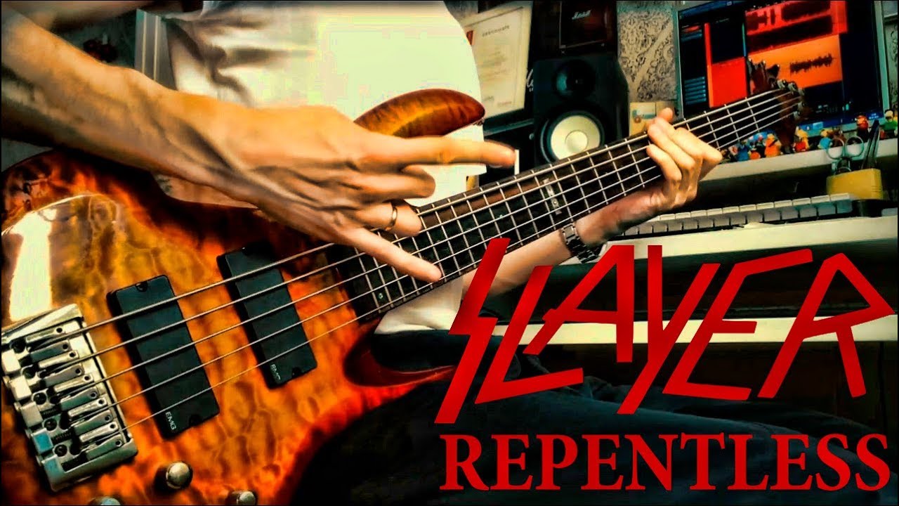 Slayer - Repentless (bass cover) - YouTube