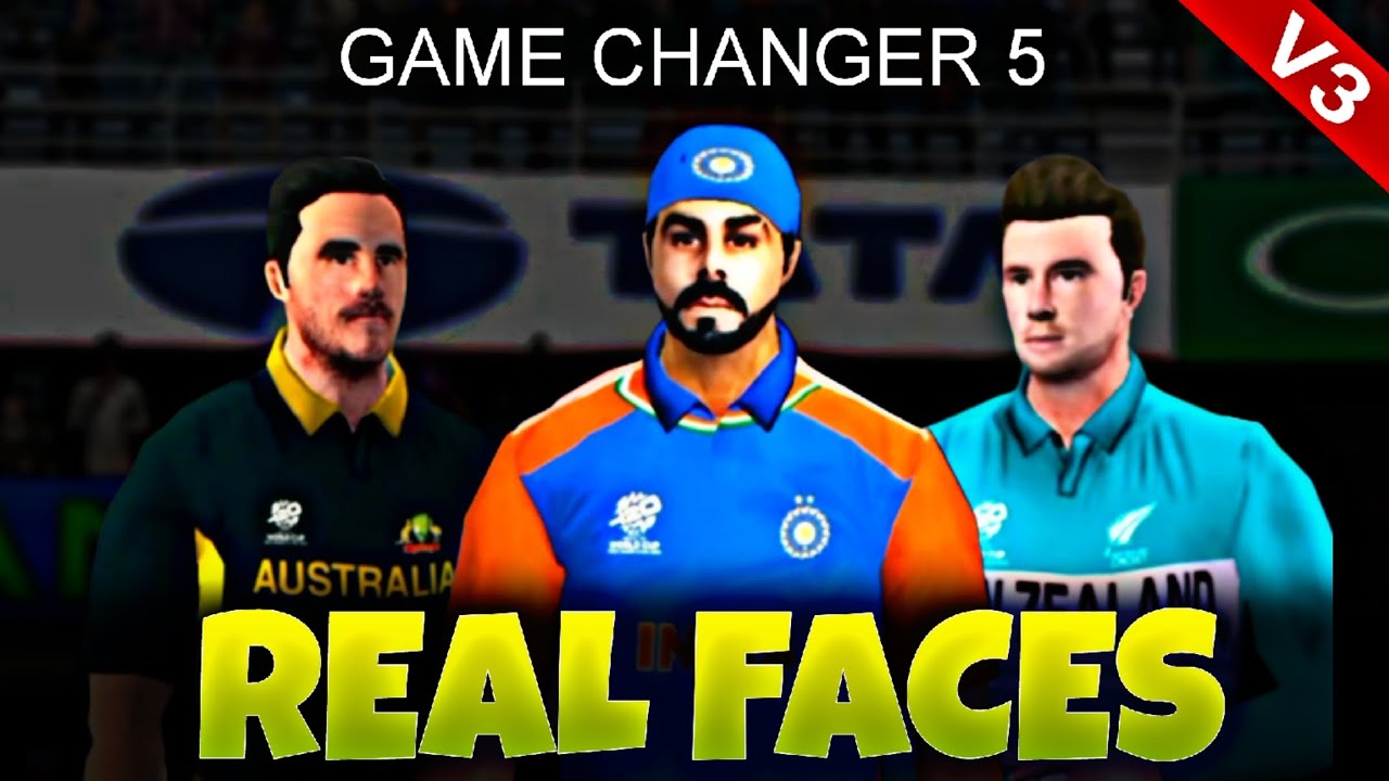 Which Player Has the Most Relaistic Face in Game Changer 5 V3 Cricket ...