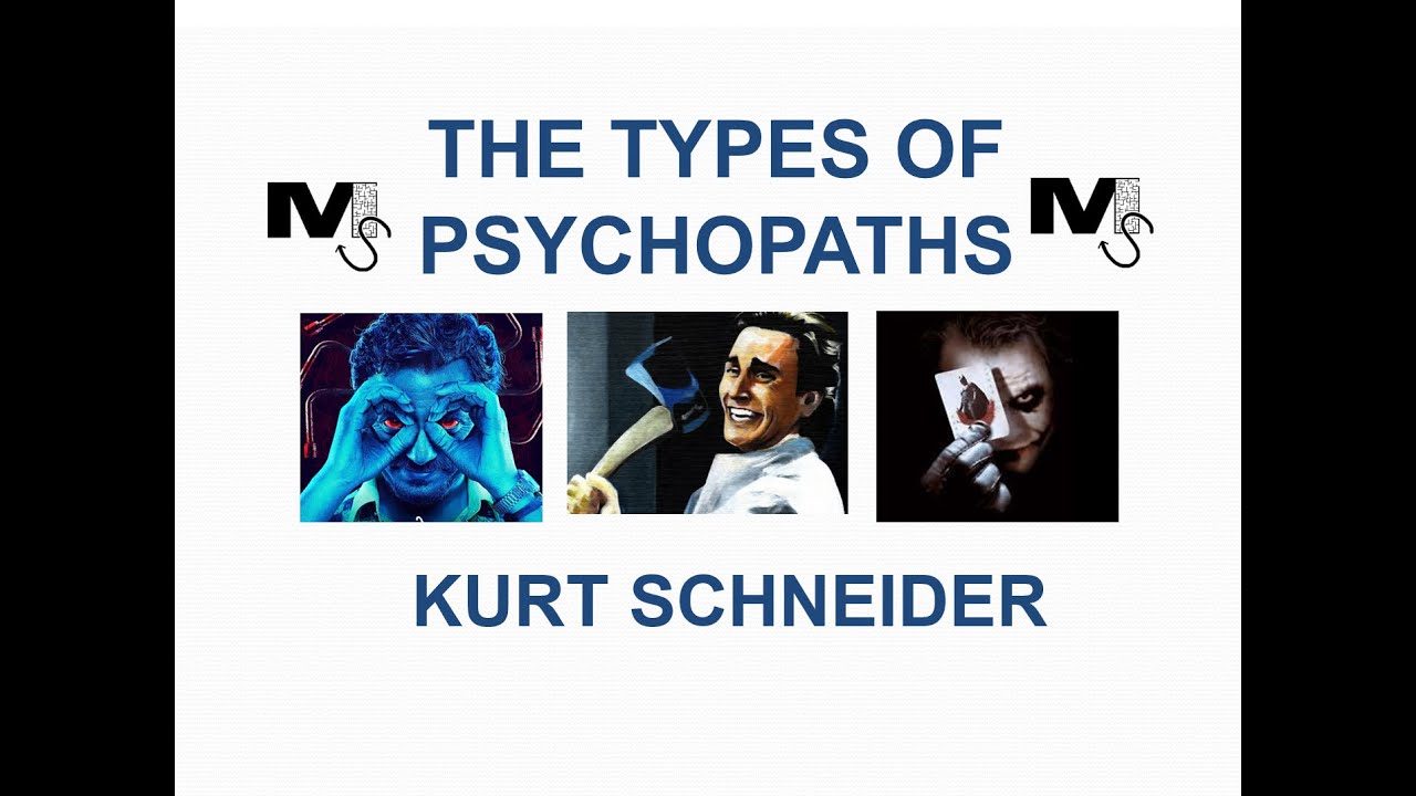 The Types of Psychopaths by Schneider - Simplest Explanation Ever - YouTube