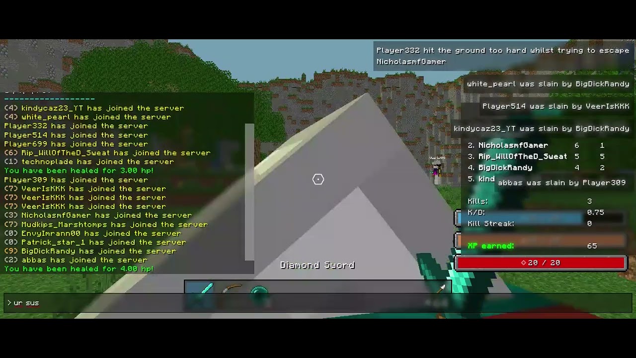 pit pvp in minecraft (miniblox.online) - YouTube