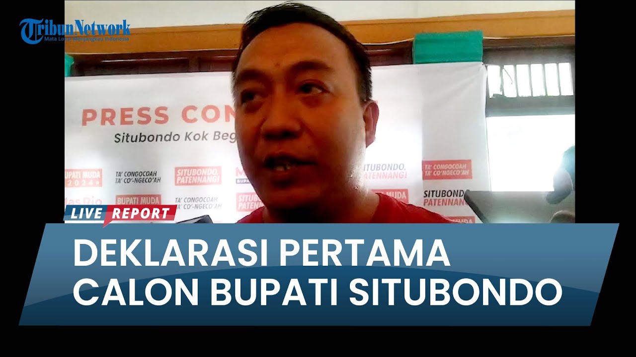 JADI YANG PERTAMA DEKLARASI MAJU PILBUP SITUBONDO 2024, Rio Patenang ...