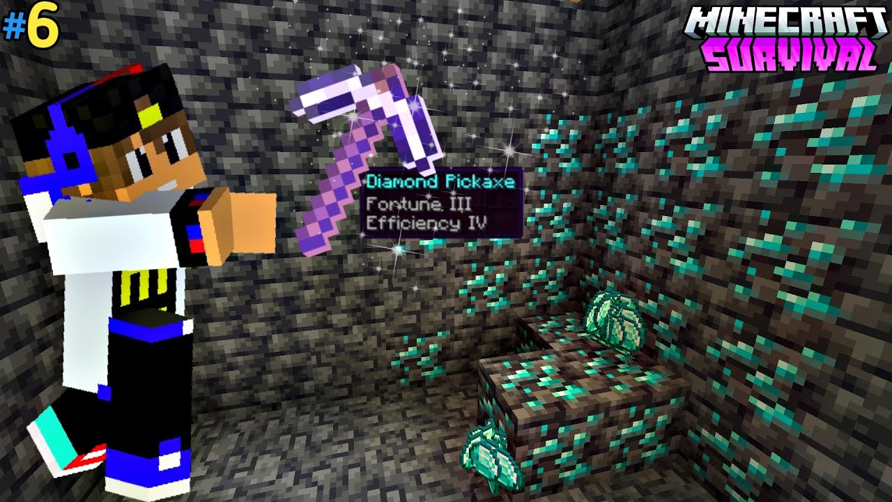 I Got Fortune Pickaxe In Minecraft Servival - YouTube