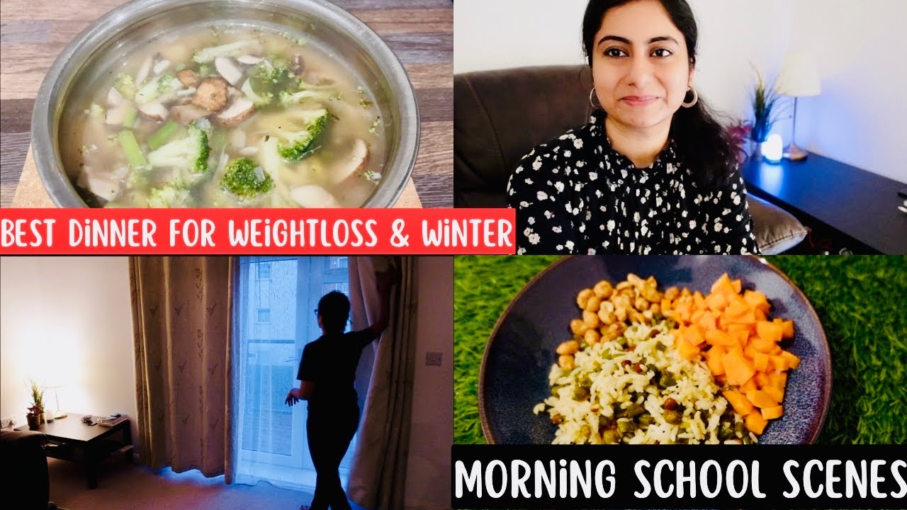 Weekday Morning Routine With Kid Lunch Box During Sick Days || Winter ...