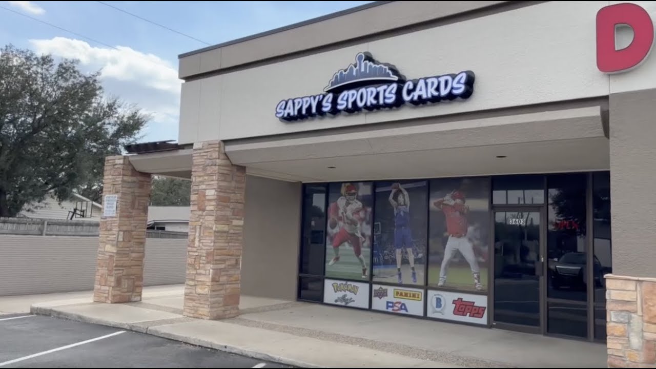 Sappy's Sports Cards - Carrollton, TX - YouTube