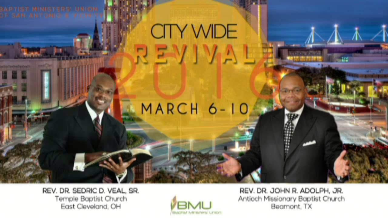 Baptist Ministers' Union City Wide Revival 2016-Thursday Night - YouTube