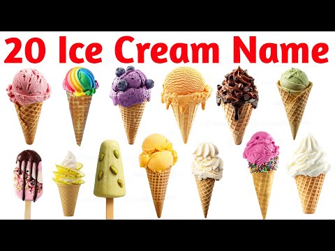20 आइसक्रीम के नाम हिंदी और अंग्रेज़ी में | Popular Ice Cream Names for Kids