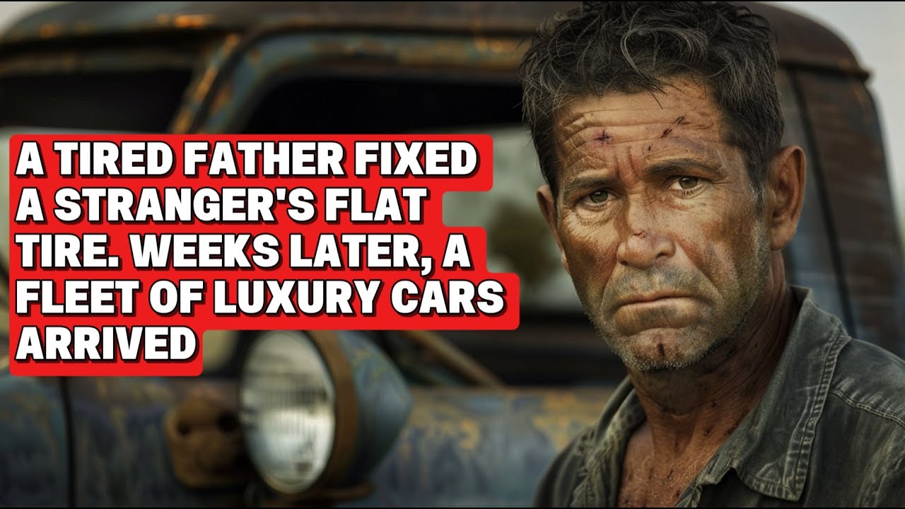 A Tired Father Fixed A Stranger's Flat Tire Weeks Later — A Fleet Of ...