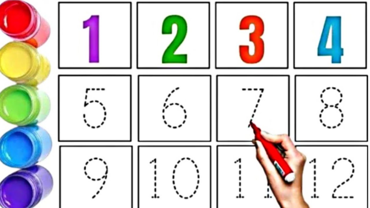 Learn to count, 123, 123 Numbers, One two three, abc, a to z alphabet,1 ...