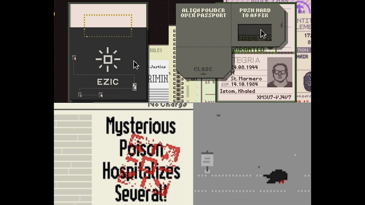 Papers Please The Order of EZIC Star Run: Week 3: Duties and Deaths For ...