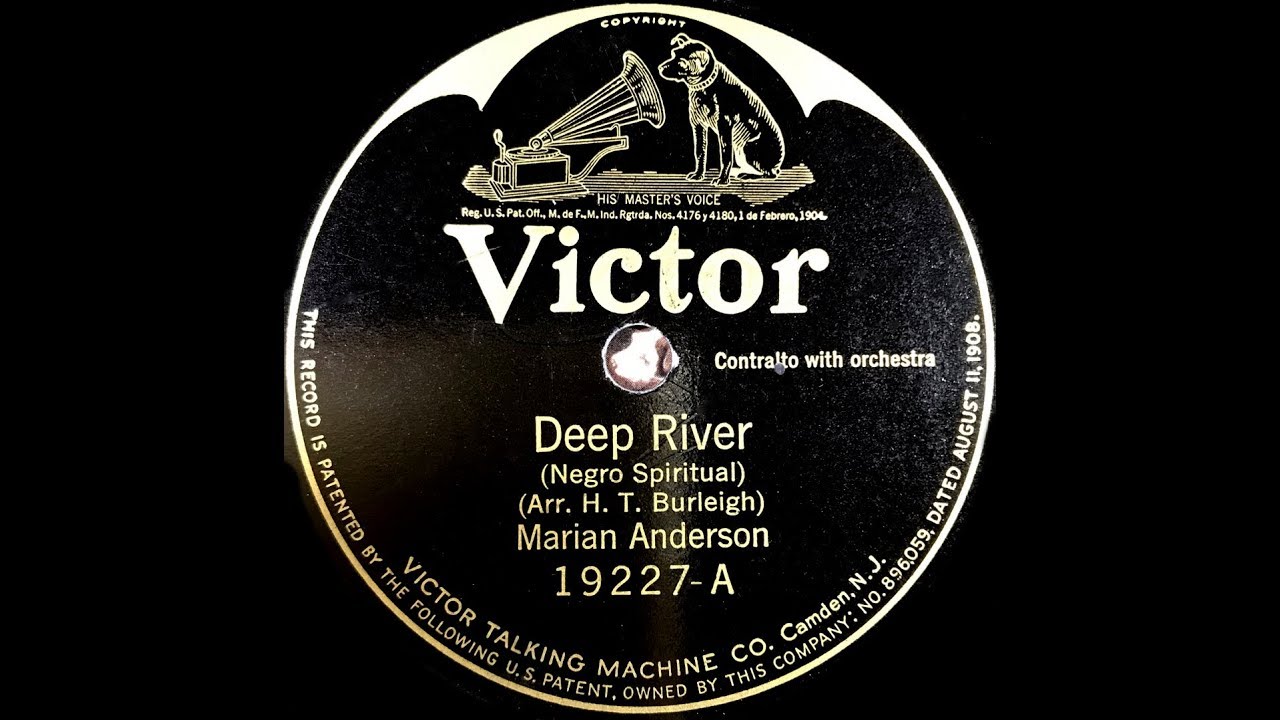 MARIAN ANDERSON - DEEP RIVER, My Way’s Cloudy - YouTube