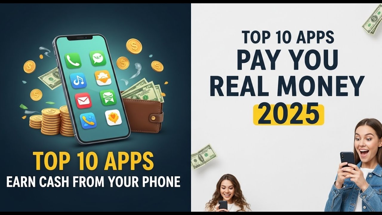 Top 10 Apps That Pay You Real Money in 2025 | Earn Cash from Your Phone ...